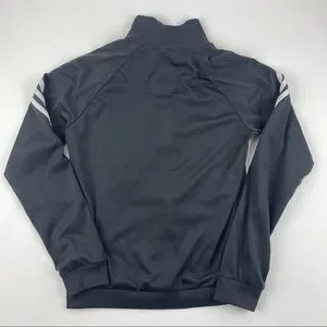 adidas | Jackets & Coats | Adidas Jacket Boys Small Black White Pockets ...